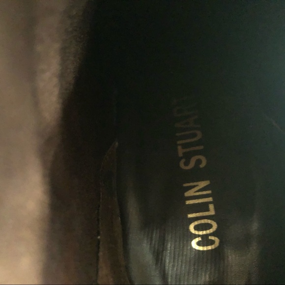 Colin Stuart | Shoes | Colin Stuart Croc Embossed Brown Leather Boots ...